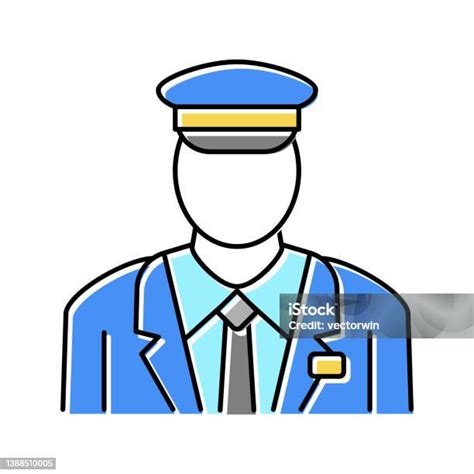 파일럿 비행 학교 색상 아이콘 벡터 일러스트레이션 공항에 대한 스톡 벡터 아트 및 기타 이미지 공항 교사 교육 관련 직업