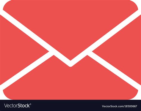 Mail Envelope Isolated Icon Royalty Free Vector Image