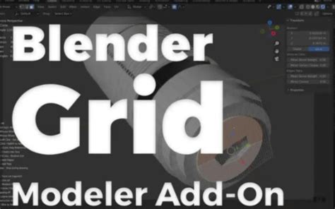 blender gridmodeler教程3 哔哩哔哩 bilibili