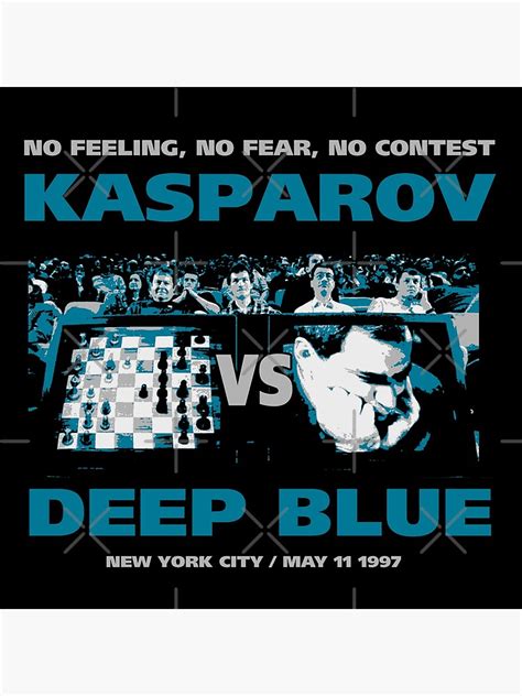 Kasparov Vs Deep Blue Poster For Sale By Theretrocompany Redbubble