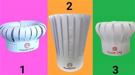 How To Make Master Chef Cap How To Make Master Chef Hat How To Make