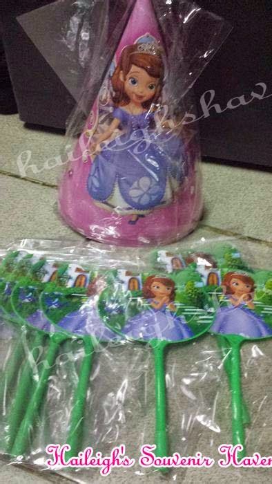 Sofia The First Cherry Ivys Orders Favors And Prints Ph Haileighs Souvenir Haven