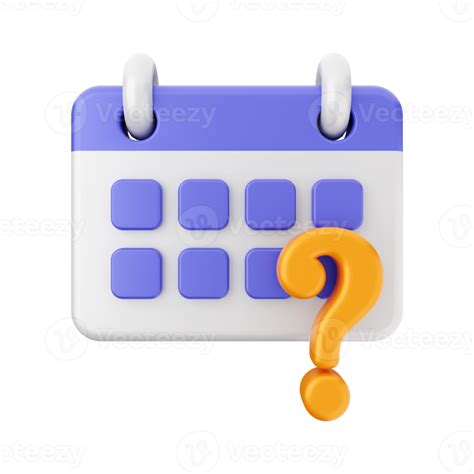 3d Calendar Icon Illustration 22361053 PNG