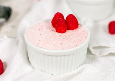 Hindbærmousse Raspberry Mousse Skandibaking