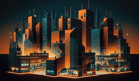 Premium Photo Modern City With Wireless Network Connection And Cityscape Concept Wireless