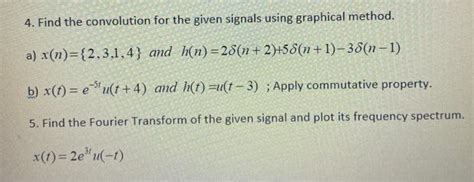 Solved Find The Even And Odd Part Of The Signal X N Chegg