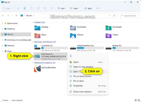 Mount Or Unmount ISO And IMG File In Windows 11 Windows 11 Forum