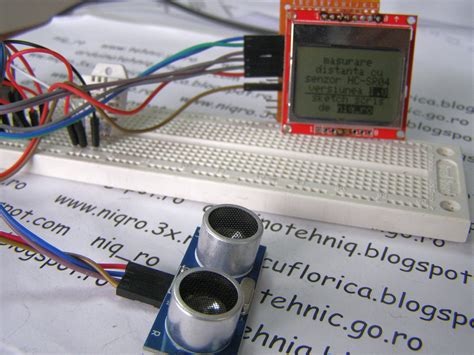 Nicu Florica Niqro Senzorul Ultrasonic De Distanta Hc Sr04 Si Arduino 2