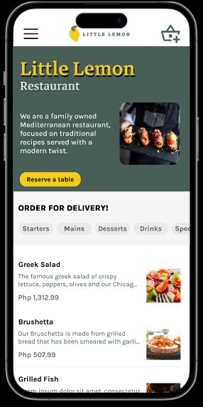 Reserve A Table Prototype Figma