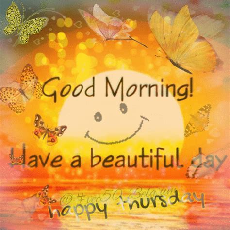 Thursday Donderdag  Morning Bliss With Butterflies And Sun Good