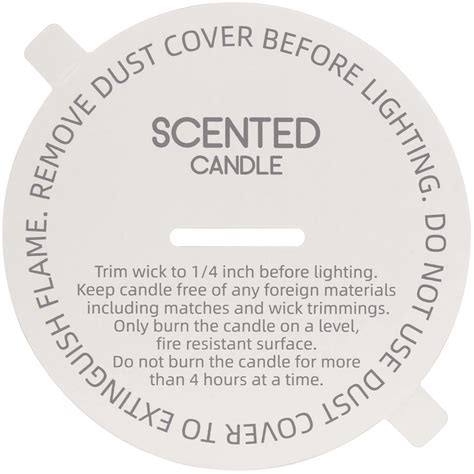 Editable Candle Warning Label Template Candle Warning Template Canva