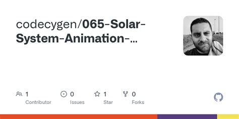 Github Codecygen065 Solar System Animation Hmtl Css Javascript