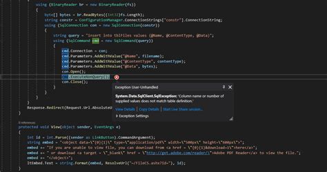 Solved Error When Uploading Pdf File To Sql Table In