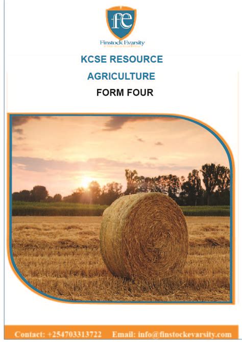 Agriculture Form Four Questions With Answers Set 1 Finstock Evarsity