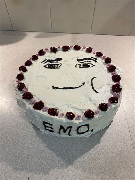 Emo Man Face Cake Artofit
