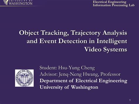 Ppt Object Tracking Trajectory Analysis And Event Detection In