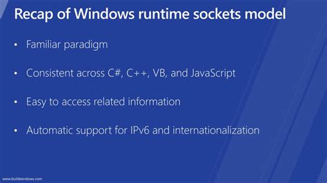 Ppt Building Windows Runtime Sockets Apps Powerpoint Presentation
