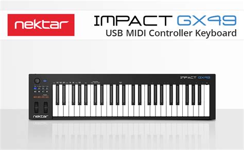 Nektar 61 Key Midi Controller 61 Keys Gx61 Amazon Ca Musical