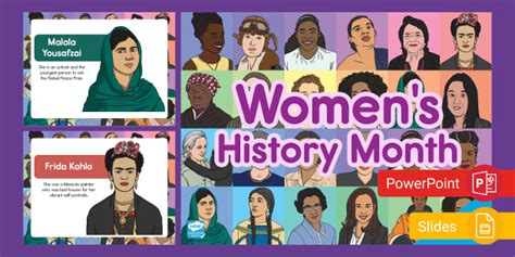 Womens History Month Slides Resource Twinkl Usa