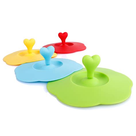 ฝาปิดซิลิโคนป้องกันฝุ่นฝาครอบถ้วยสีทึบฝาปิดผนึกฉนวนสำหรับถ้วย Topstyle Life Shop Thaipick