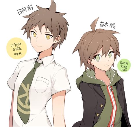 Hinata Hajime And Naegi Makoto Danganronpa And 2 More Drawn By Yuhi