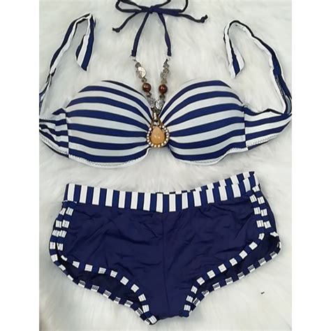 Biquini Feminnina Conjunto De Biquini Com Bojo Shopee Brasil