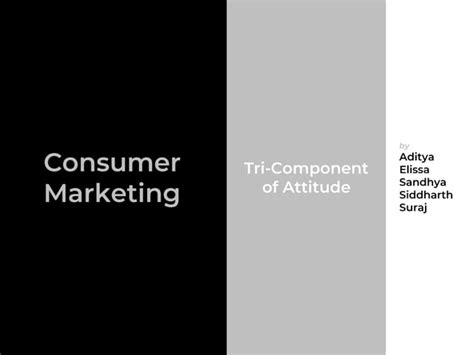 Abc Tri Component Model Of Attitude Pdf