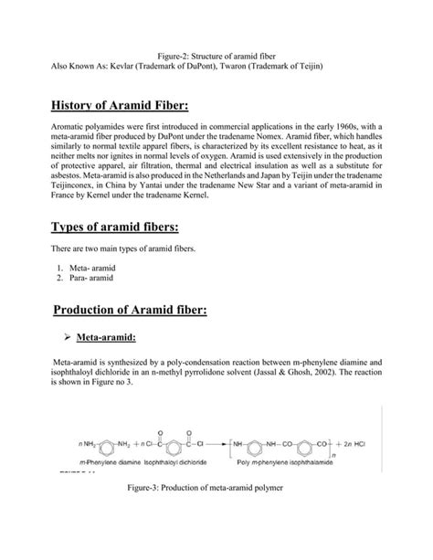 Assignment On Aramid Fiber Pdf