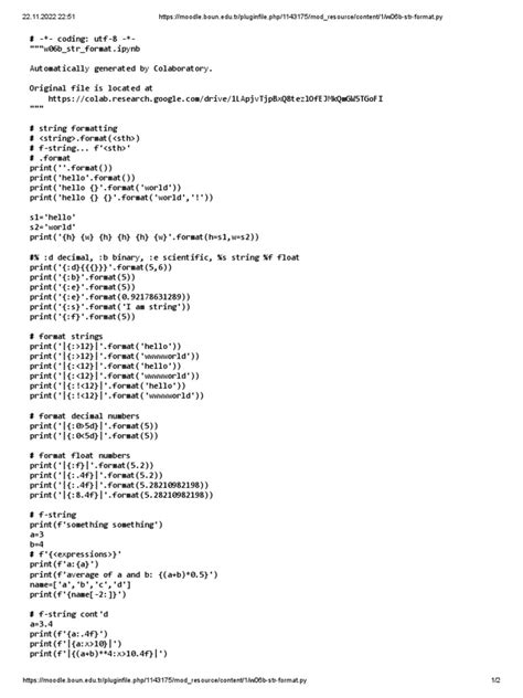 W06b Str Format Pdf String Computer Science Software Engineering