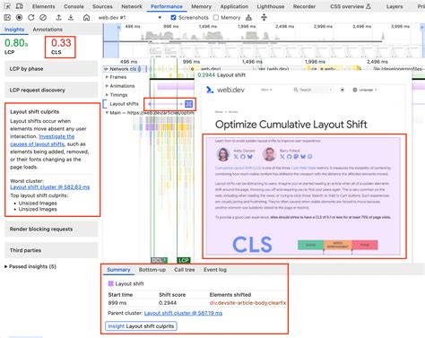 Debug Layout Shifts Articles Web Dev