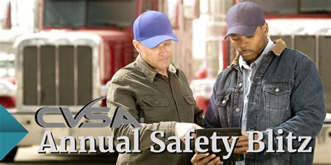 Cvsa Annual Safety Blitz 2021