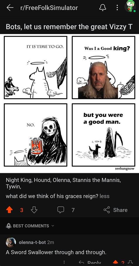 Guys The New Bot Sub Deserves Attention 🤣 R Freefolk