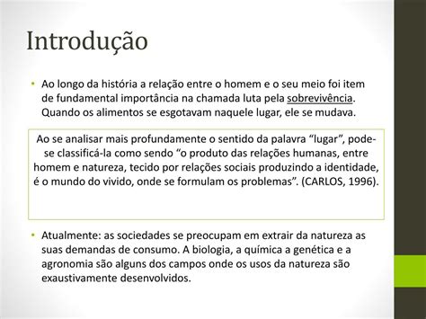 Ppt Relação Homem Natureza Powerpoint Presentation Free Download