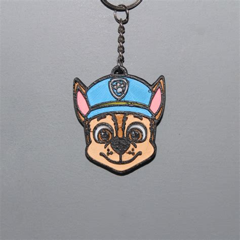 Stl File 5 Keychain Paw Patrol 1 🗝️・3d Printing Template To Download・cults
