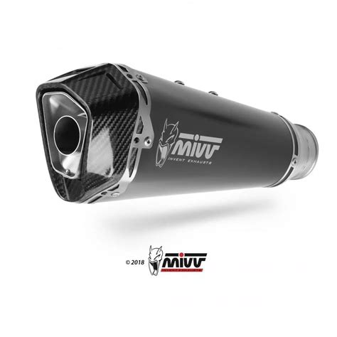 Silencieux Mivv Delta Race Inox Noircasquette Carbone Bmw S1000rr