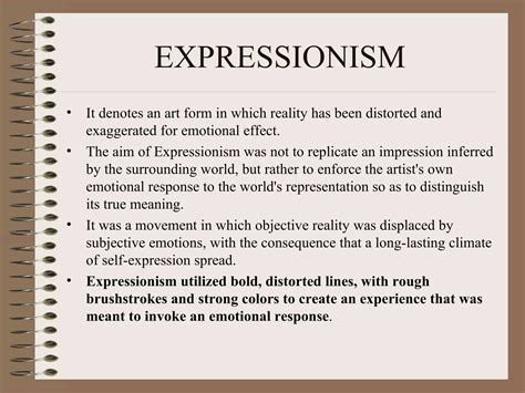 Expressionism Art Project PPT Modern Art Fine Art