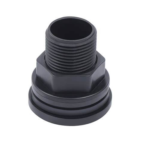 4pcs Pvc Bulkhead Fitting For Rain Barrel Aquarium Water Tank Bulkhead Fitting Nmath
