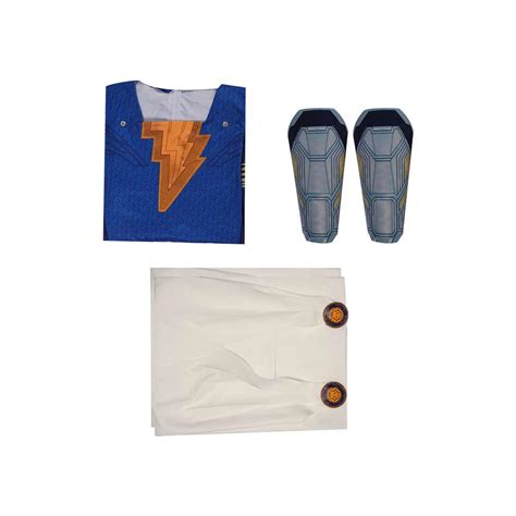 Shazam Fury Of The Gods Freddy Cosplay Costume Jumpsuit Cloak Outfit