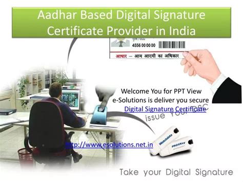 Ppt Aadhar Based Digital Signature Certificate Provider In India Powerpoint Presentation Id