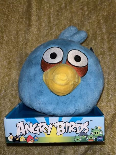 Rare Angry Birds Blue Jay Plush Soft Toy 2010 Commonwealth £2100