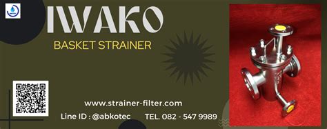 Basket Strainer Process For Bottling Water Strainer Filter Iwako