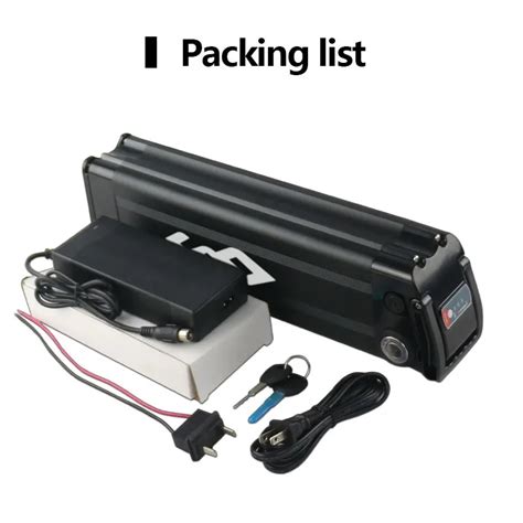 24v 36v 10ah Ebike Bicycle Lithium Akku Pack Electric Bike Silver Fish