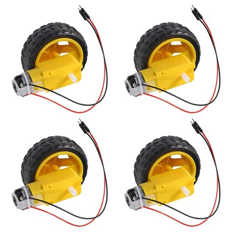 D Flife 4pcs Tt Motor Dc 3 6v Gearbox Motor Dual Ubuy Philippines