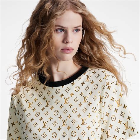 T Shirt Kleid Mit Monogram Motiv Samt Python Effekt Obsoletes Do Not