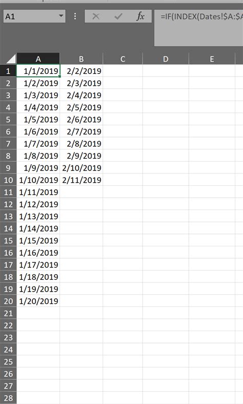 Worksheet Function Expanding Multiple Dates In Excel Super User