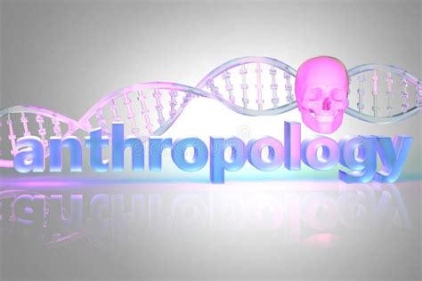Anthropology Conceptual 3d Illustration Stock Illustration