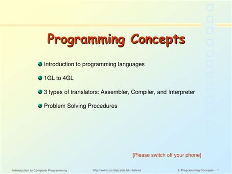 Ppt Programming Concepts Powerpoint Presentation Free Download Id