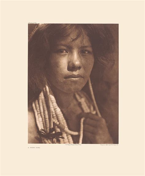 Curtis Pl 482 A Pomo Girl The North American Indian Oppenheimer