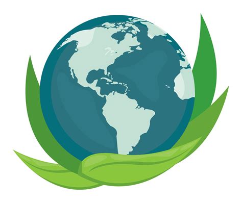 Leafs Around Earth Planet 10385649 Vector Art At Vecteezy