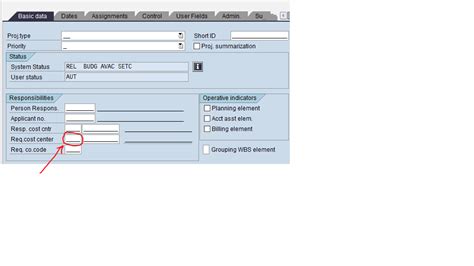When Click Wbs Basic Data Tab I Get Ki112 Error Sap Community